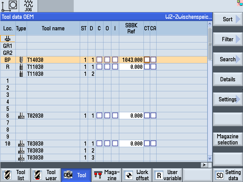 Repairs > Electrical Maintenance > Tool Break System Maintenance
